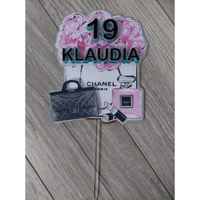 Topper kobiecy chanel torebka moda na tort